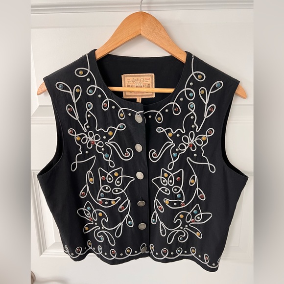 Double D Ranch | Jackets & Coats | Vintage Double D Ranchwear Vest Sz S ...